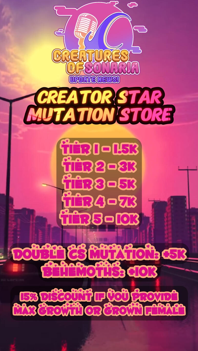 Creatures of Sonaria Update News